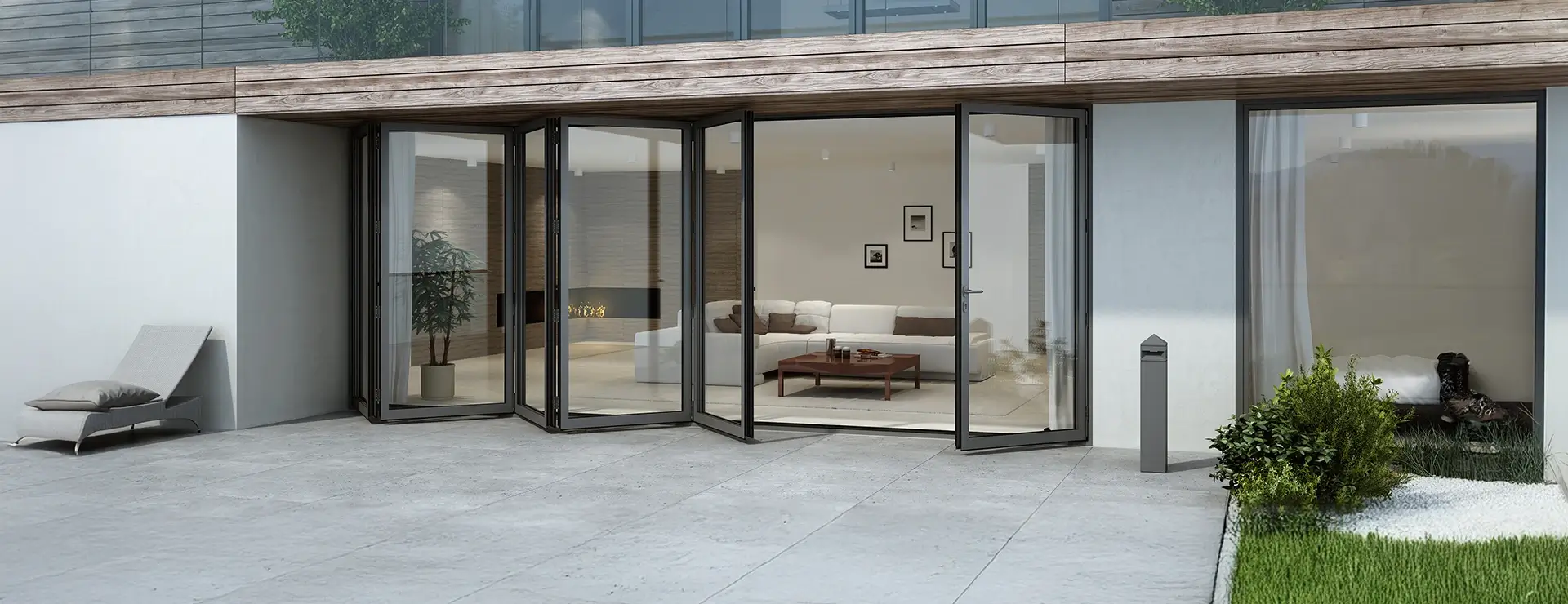 Discover all the advantages of modern folding doors! - Aluprof